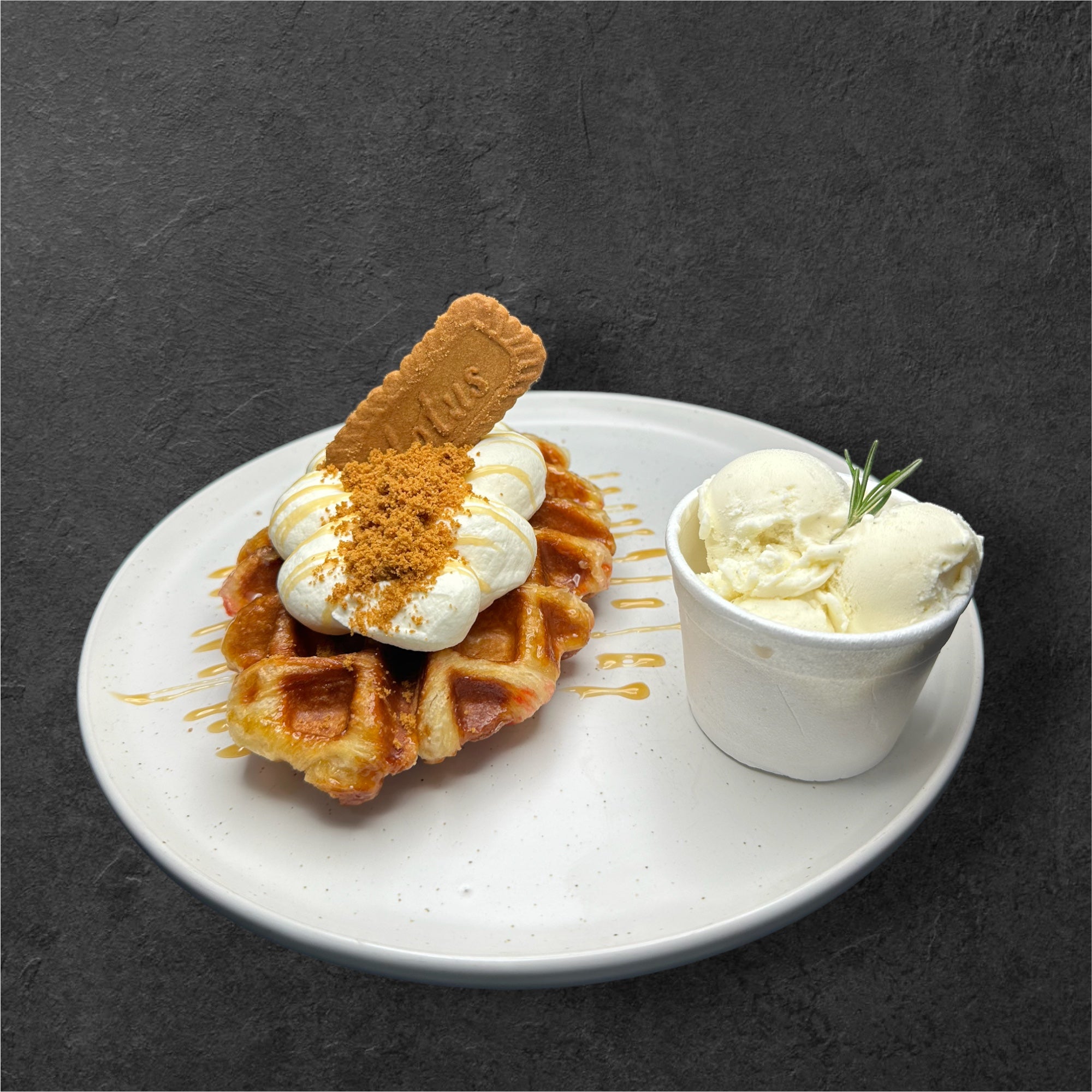 Lotus Biscoff Croffle | UPPER